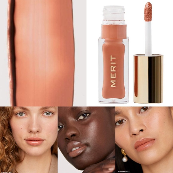 Merit | Makeup | Merit Shade Slick Tinted Lip Oil In Au Natural Nib ...